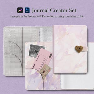 Leather Journal – PSD and Procreate Mockup - Etsy