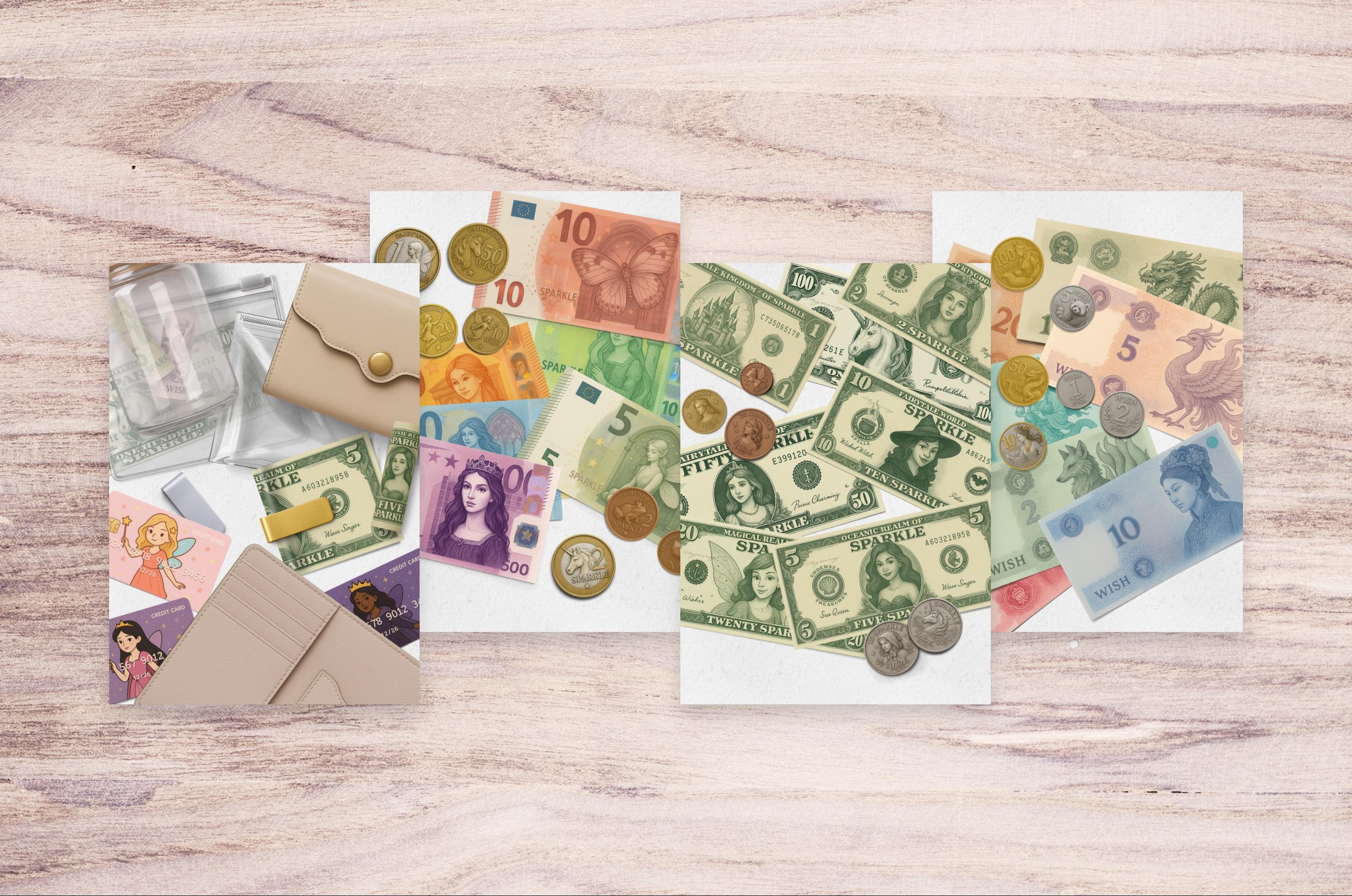 Digital Sticker Play-money “fairy Tale Budgeting” for Goodnotes | Cash ...