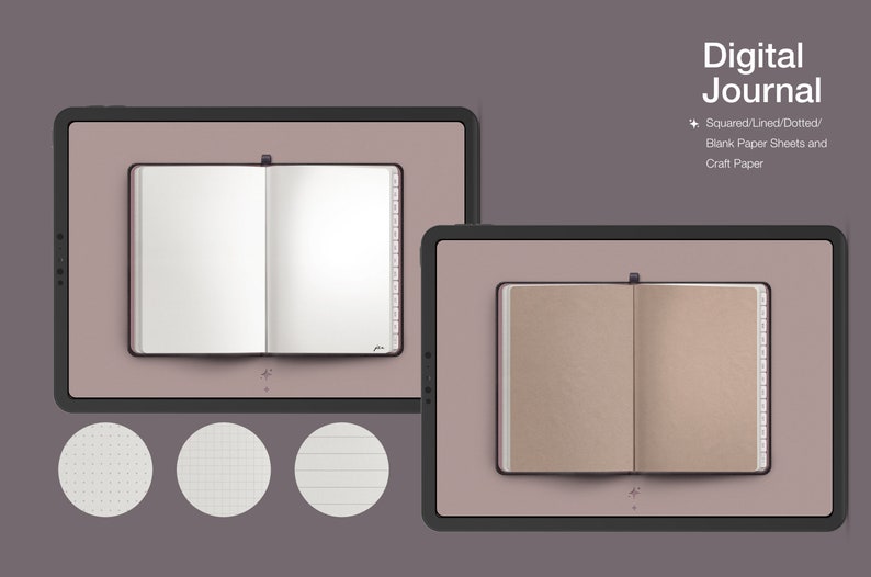 Realistic Digital Journal, Goodnotes Desk Journal Undated Digital ...