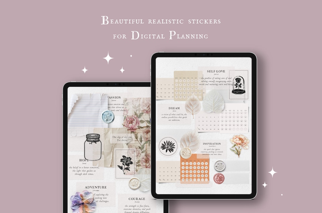 Digital Scrapbooking Sticker With Digital Perpetual Calendar ...