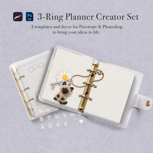 3-ring-planner – PSD and Procreate Mockup - Etsy