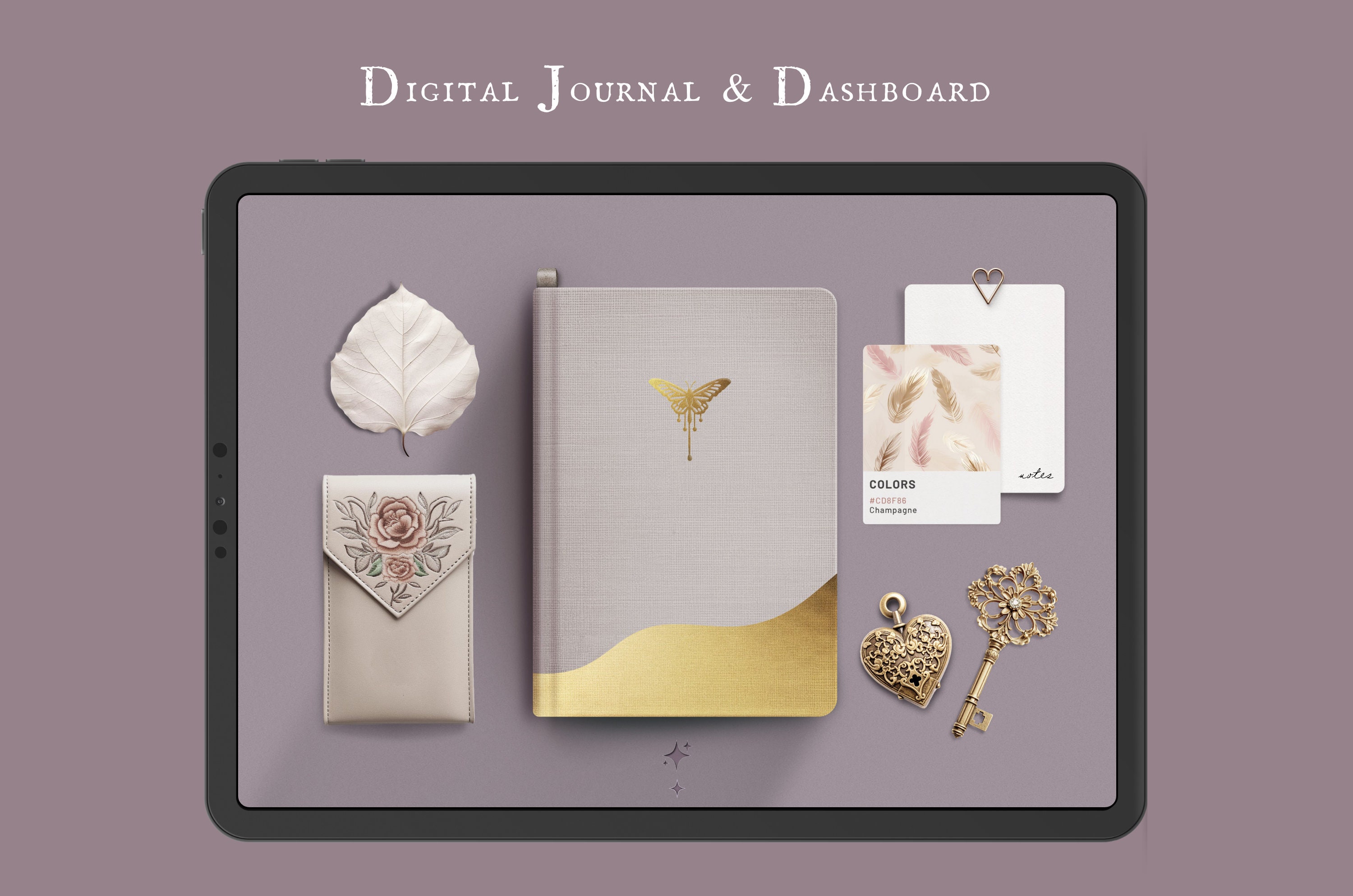 Realistic Digital Journal With Dashboard as Goodnotes or as PDF Neural ...