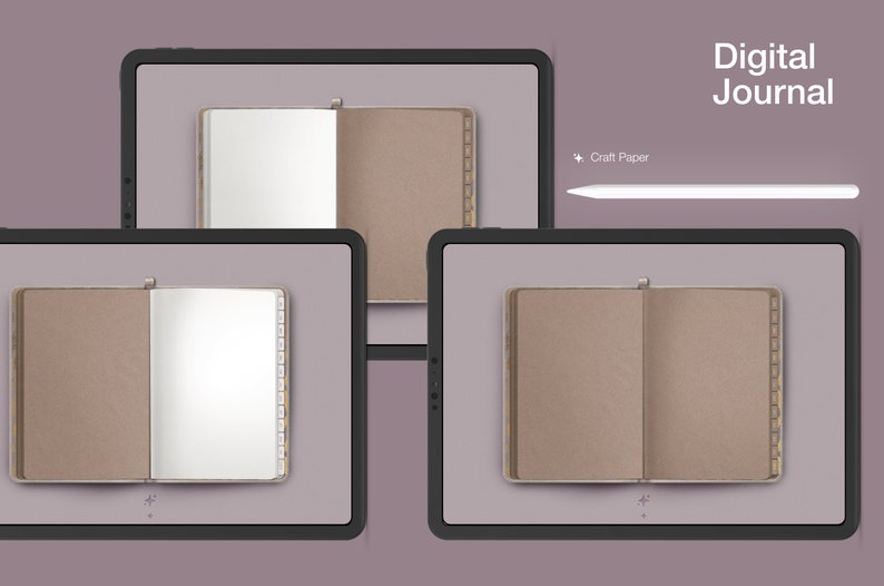Realistic Digital Journal With Dashboard as Goodnotes or as PDF Neural ...