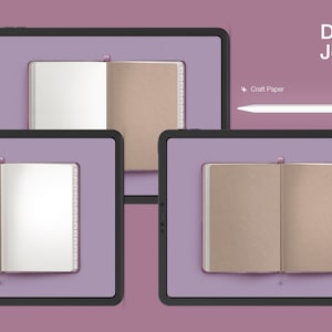 Realistic Digital Journal With Dashboard as Goodnotes or as PDF - Etsy