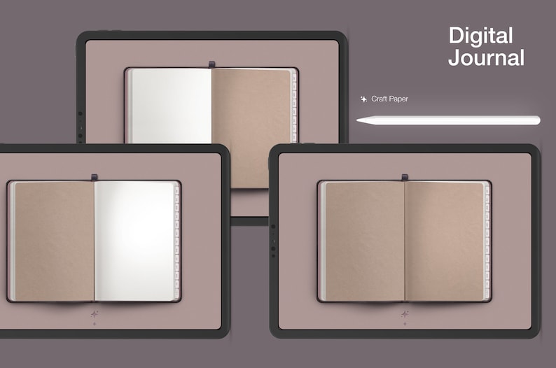Realistic Digital Journal, Goodnotes Desk Journal Undated Digital ...
