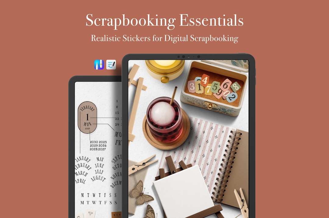 Digital Scrapbooking Sticker - Scrapbook Essentials & Widgets ...