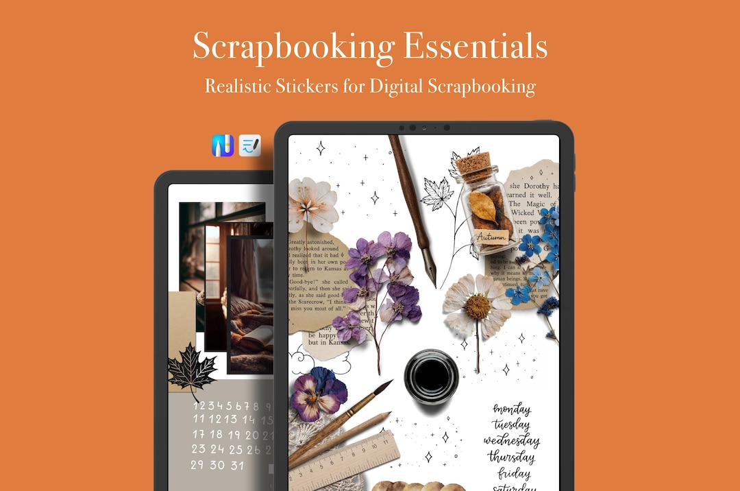 Digital Scrapbooking Sticker - Scrapbook Essentials & Widgets ...