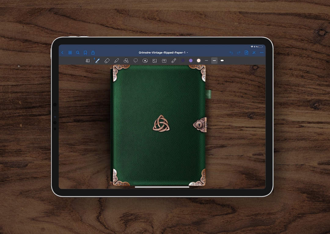 Digital Grimoire, Book of Shadows, Charmed Notebook for Goodnotes - Etsy