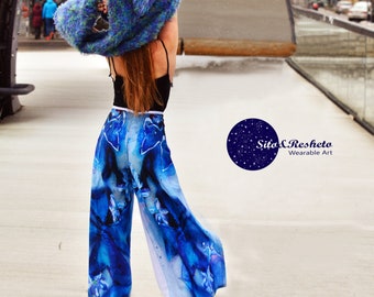 Open Leg Harem Pants - Etsy