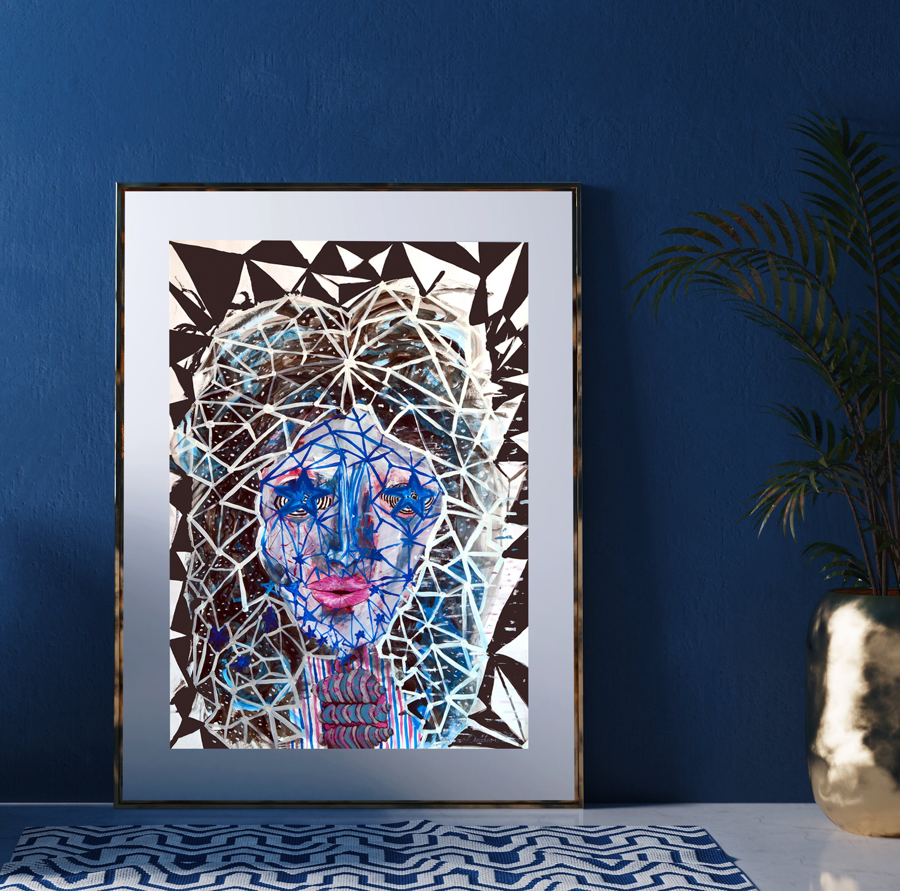 Instant Download Stellar Eyes Portrait, Printable Art, Printable Home ...