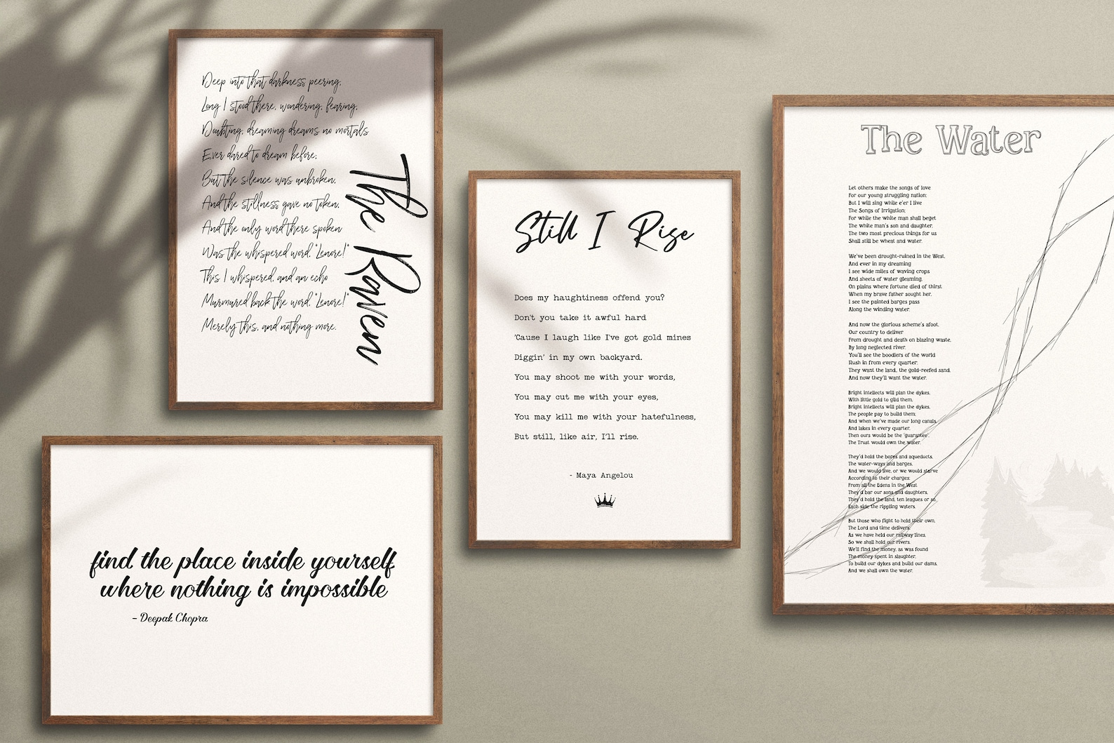 Custom Poem Print | Any Text | Custom Lyrics Artwork | Personalized ...