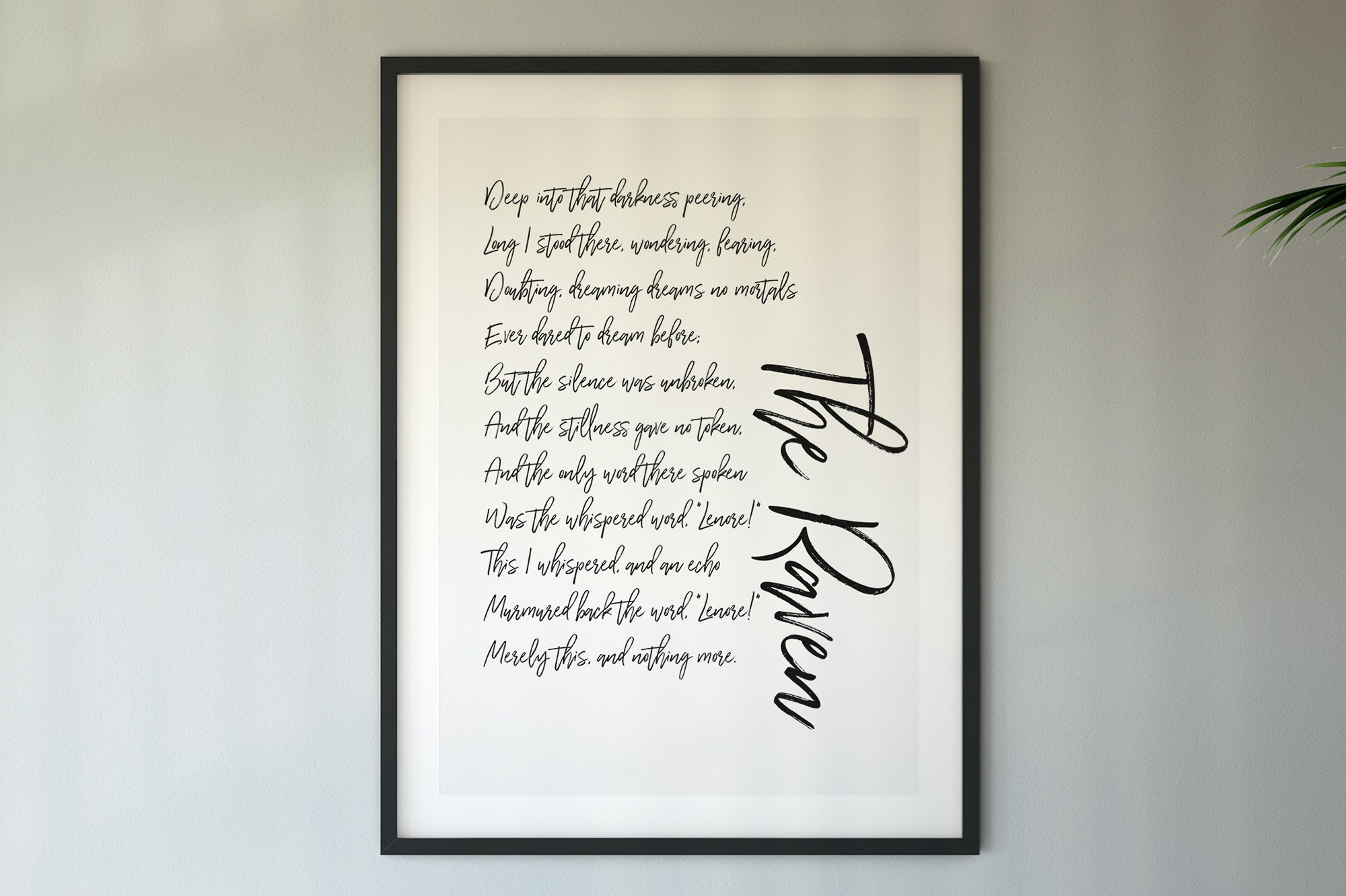 Custom Poem Print | Any Text | Custom Lyrics Artwork | Personalized ...