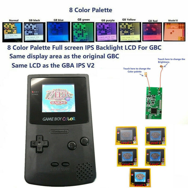 Restored to Like New renewed Nintendo Gameboy Game Boy Color - Etsy