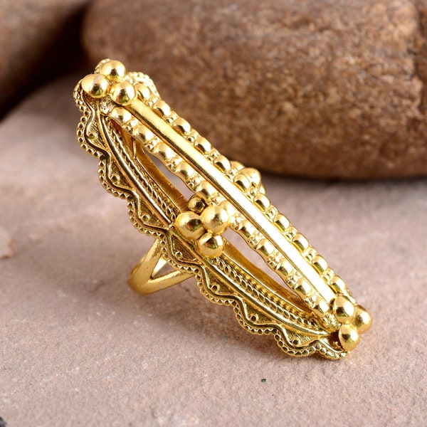 Long Ring - Etsy