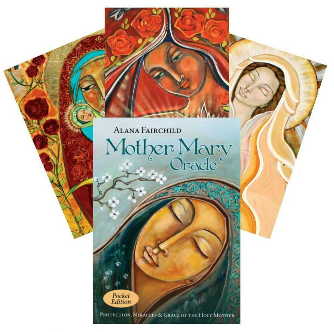 Mother Mary Oracle Pocket Edition Cards Blue Angel - Etsy