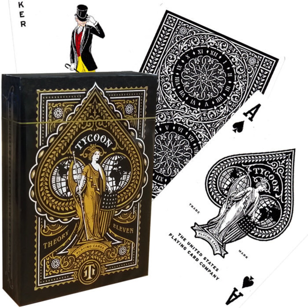 Theory11 Tycoon Cards black - Etsy