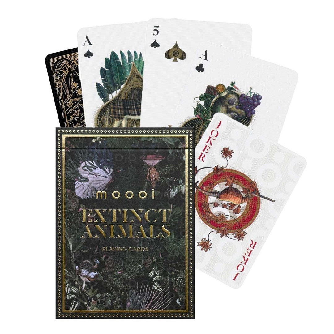 Moooi Extinct Animals Playing Cards Theory11 - Etsy