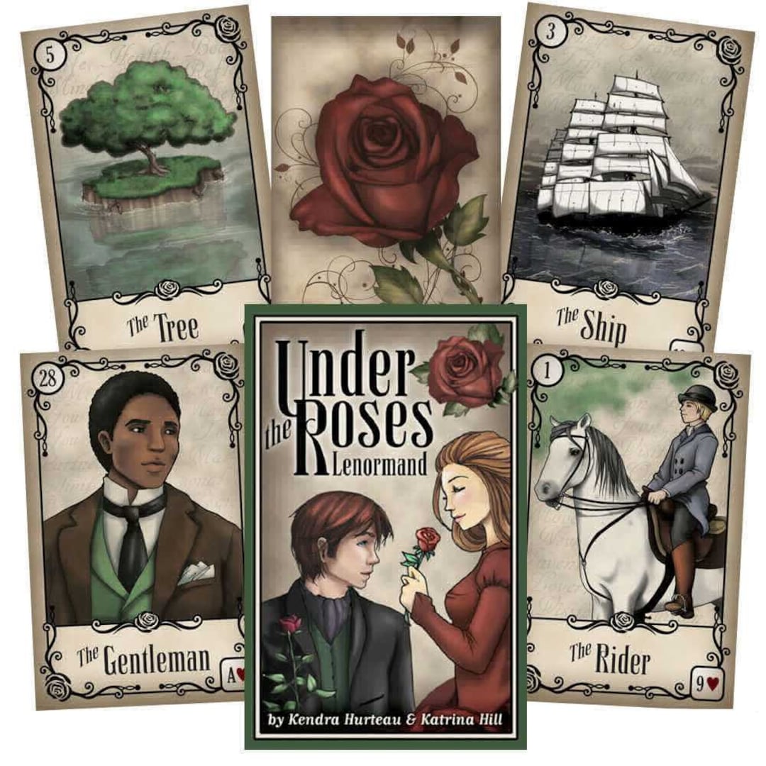 Under the Roses Lenormand Cards US Games Systems - Etsy