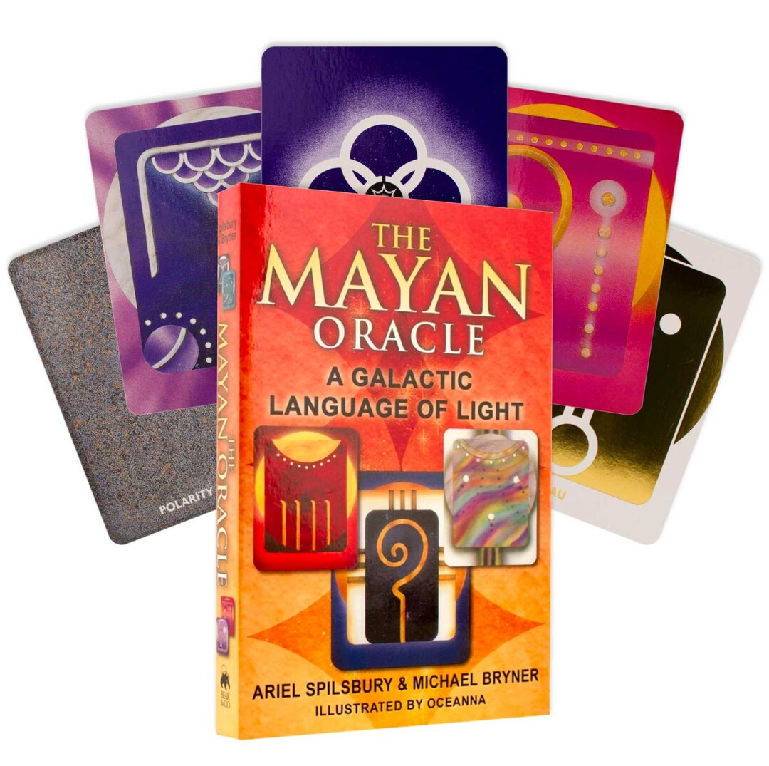 The Mayan Oracle Cards and Book Set Bear and Company - Etsy