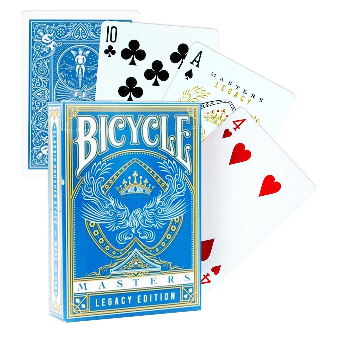Bicycle Masters Legacy Playing Cards blue - Etsy