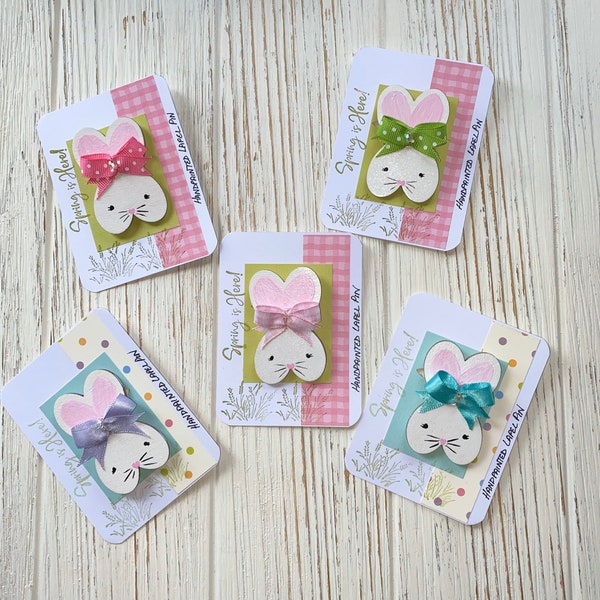 Easter Bunny Pin - Etsy