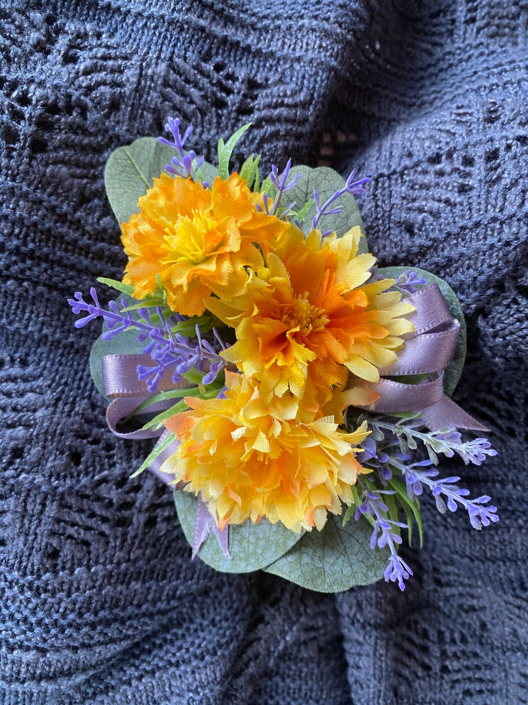 Yellow Wildflower Corsage - Etsy
