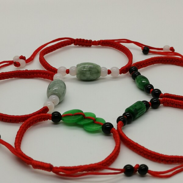 Red Jade Bracelet - Etsy