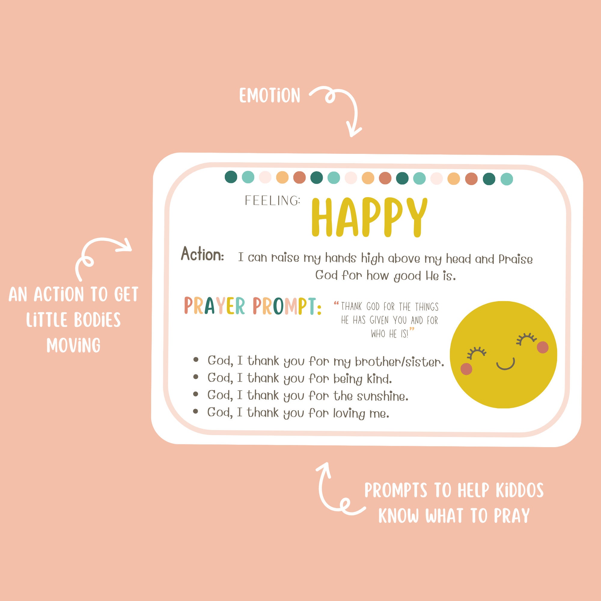 I Can Even Pray When... Children's Prayer Prompt Cards, Children's ...