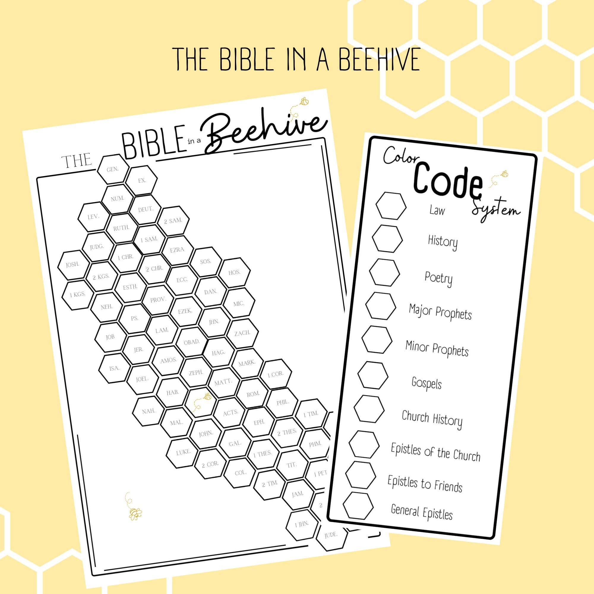 PDF the Bible in a Beehive || Bible Reading Tracker || Books of the ...