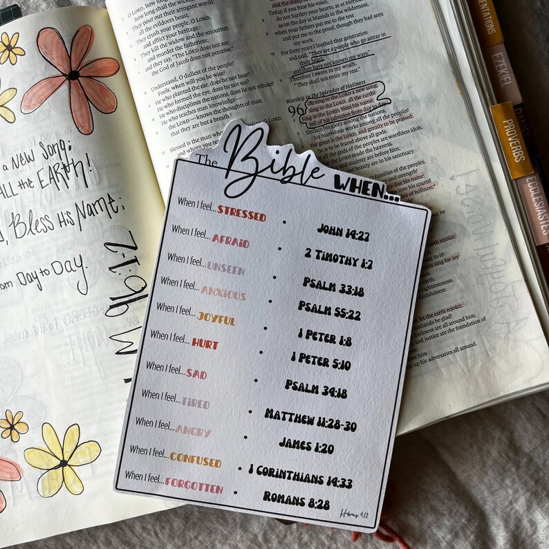 The Bible When... || Bible Verse Index || Bible Accessories ...