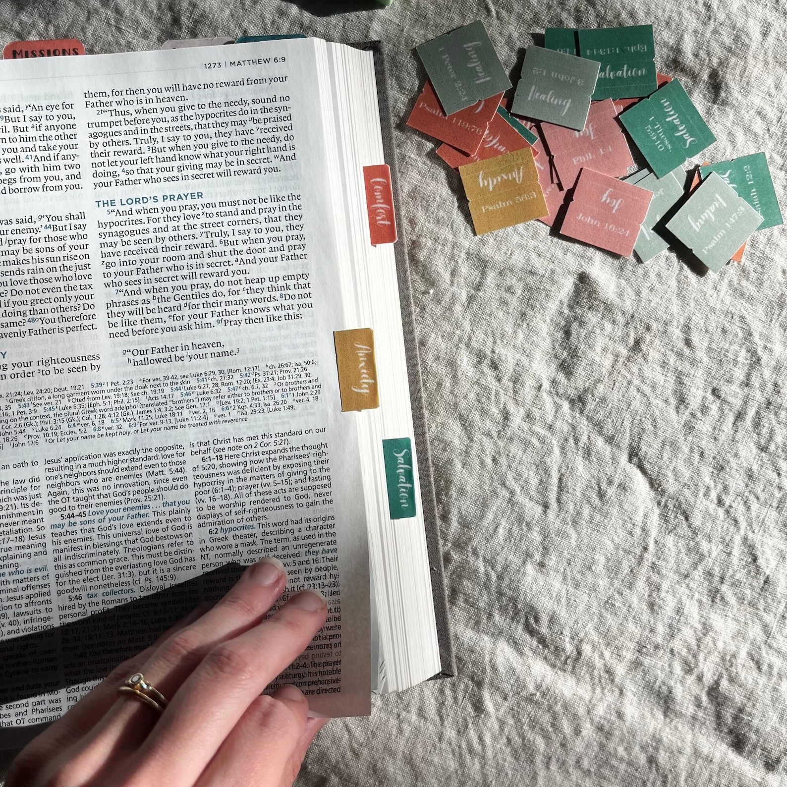 Peel and Stick Topical Prayer Bible Tabs, Prayer Bible, Prayer, Bible ...