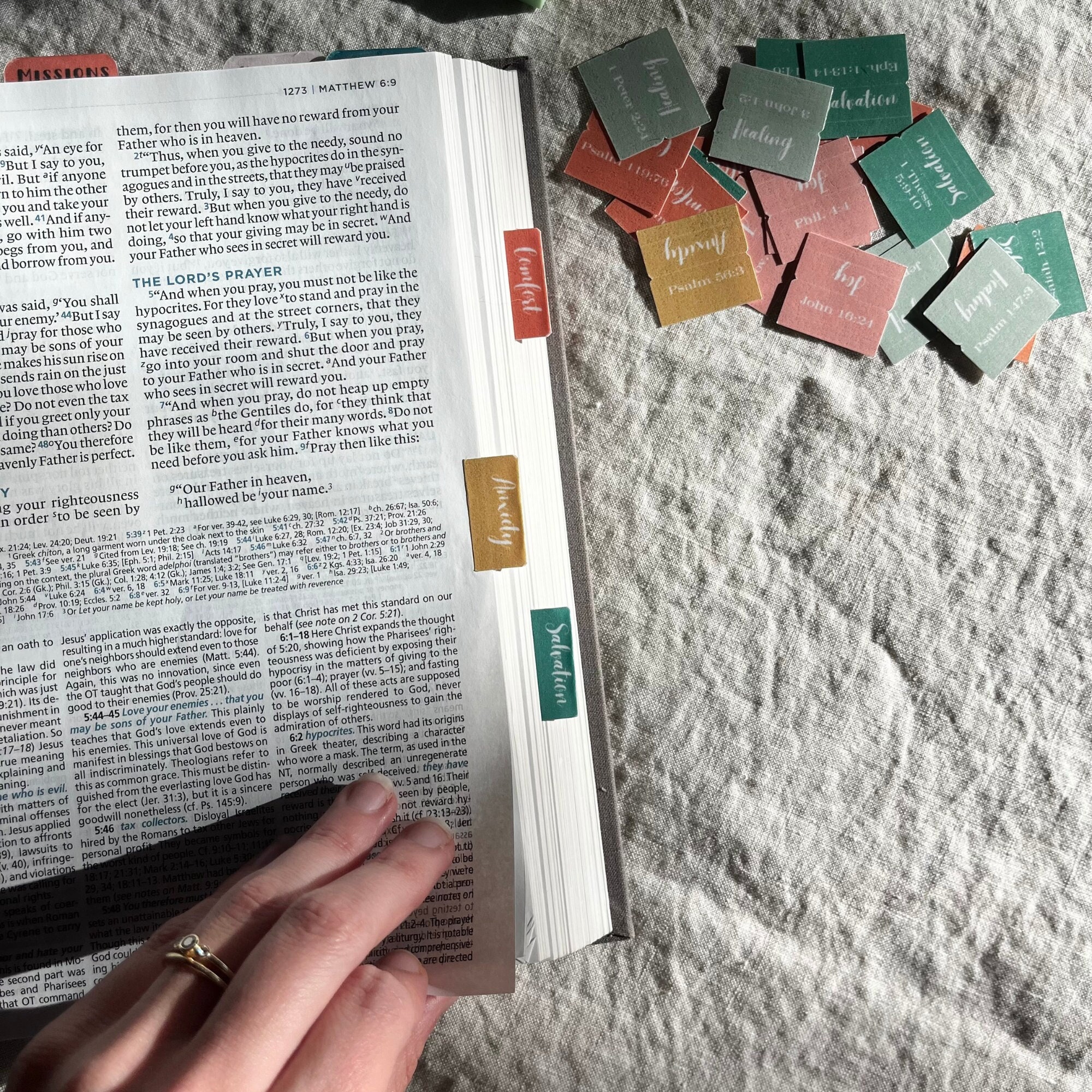 Peel and Stick Topical Prayer Bible Tabs, Prayer Bible, Prayer, Bible ...