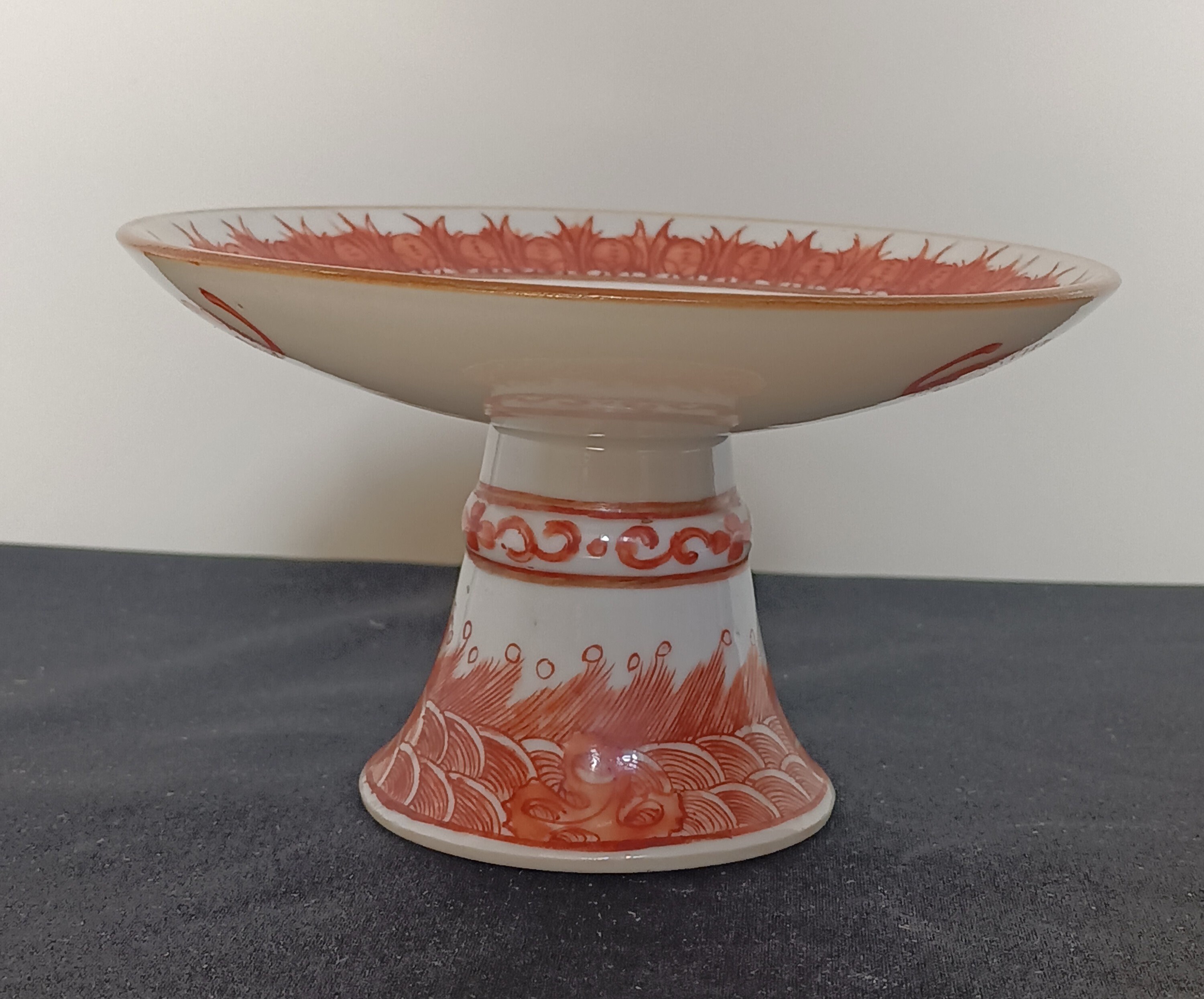 A Rare Antique Chinese Porcelain Stem Cup - Etsy