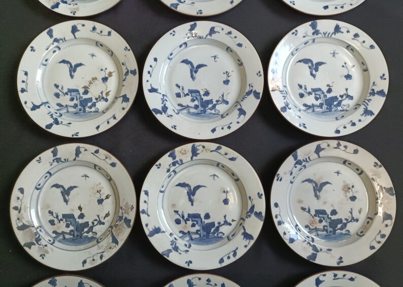 15 Antique Chinese Plates From the Nanking Cargo Shipwreck, 1750. - Etsy