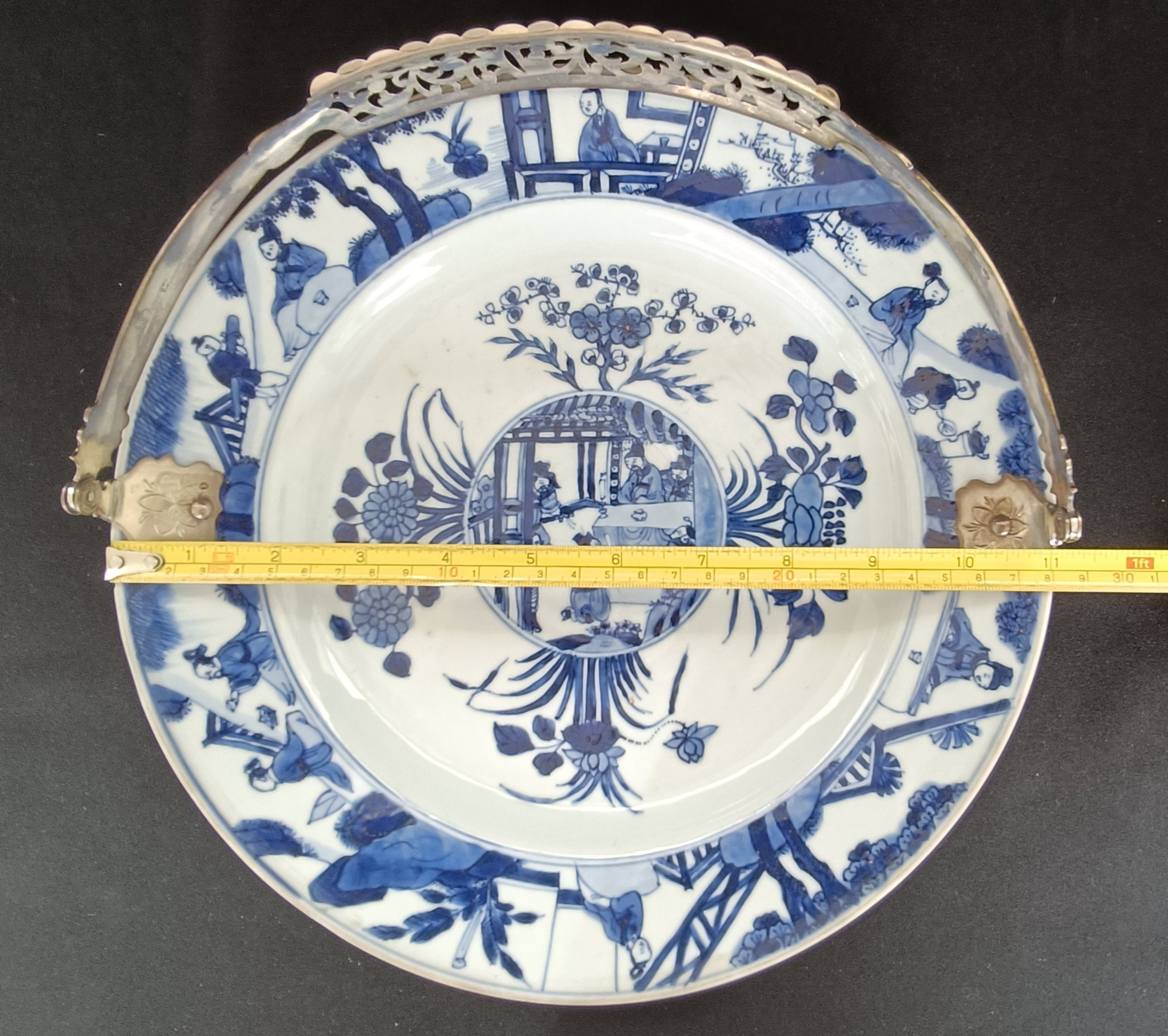 A Large and Rare Antique Chinese Kangxi Plate - Etsy