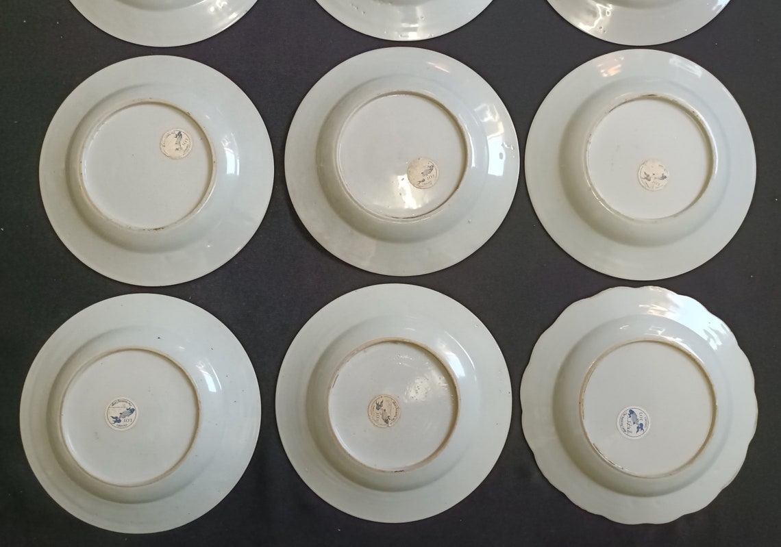 15 Antique Chinese Plates From the Nanking Cargo Shipwreck, 1750. - Etsy