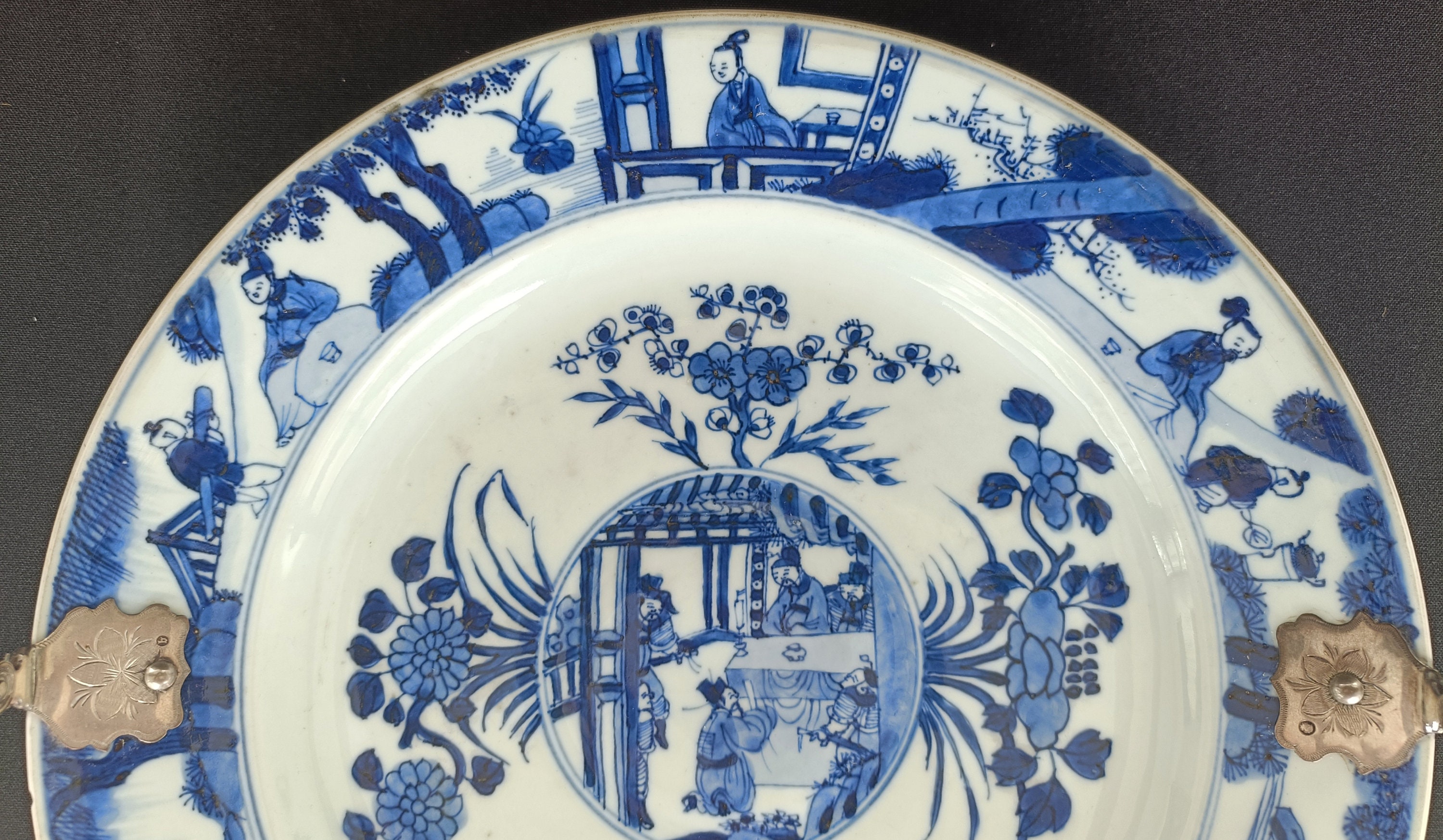 A Large and Rare Antique Chinese Kangxi Plate - Etsy