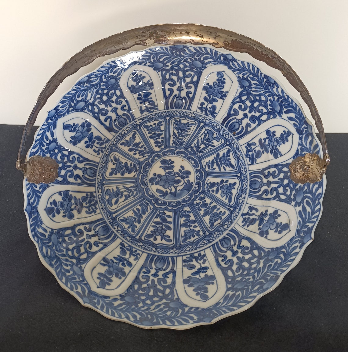 A Large Antique Chinese Kangxi Plate - Etsy