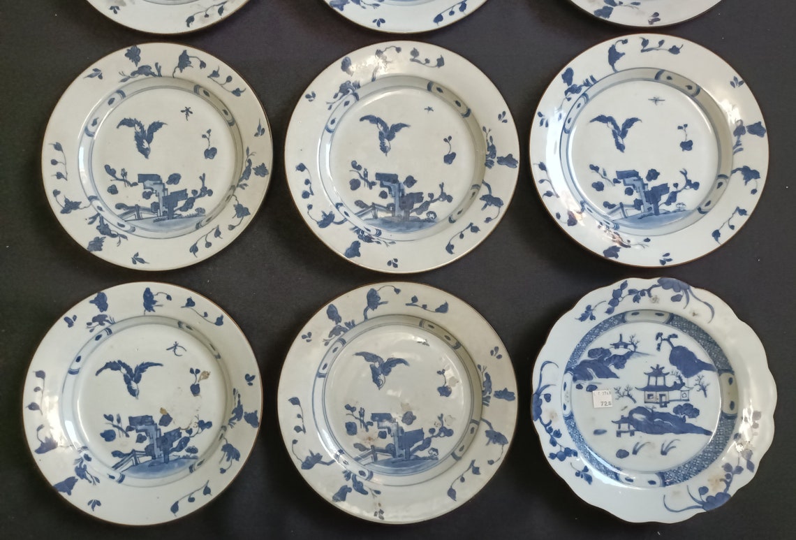 15 Antique Chinese Plates From the Nanking Cargo Shipwreck - Etsy