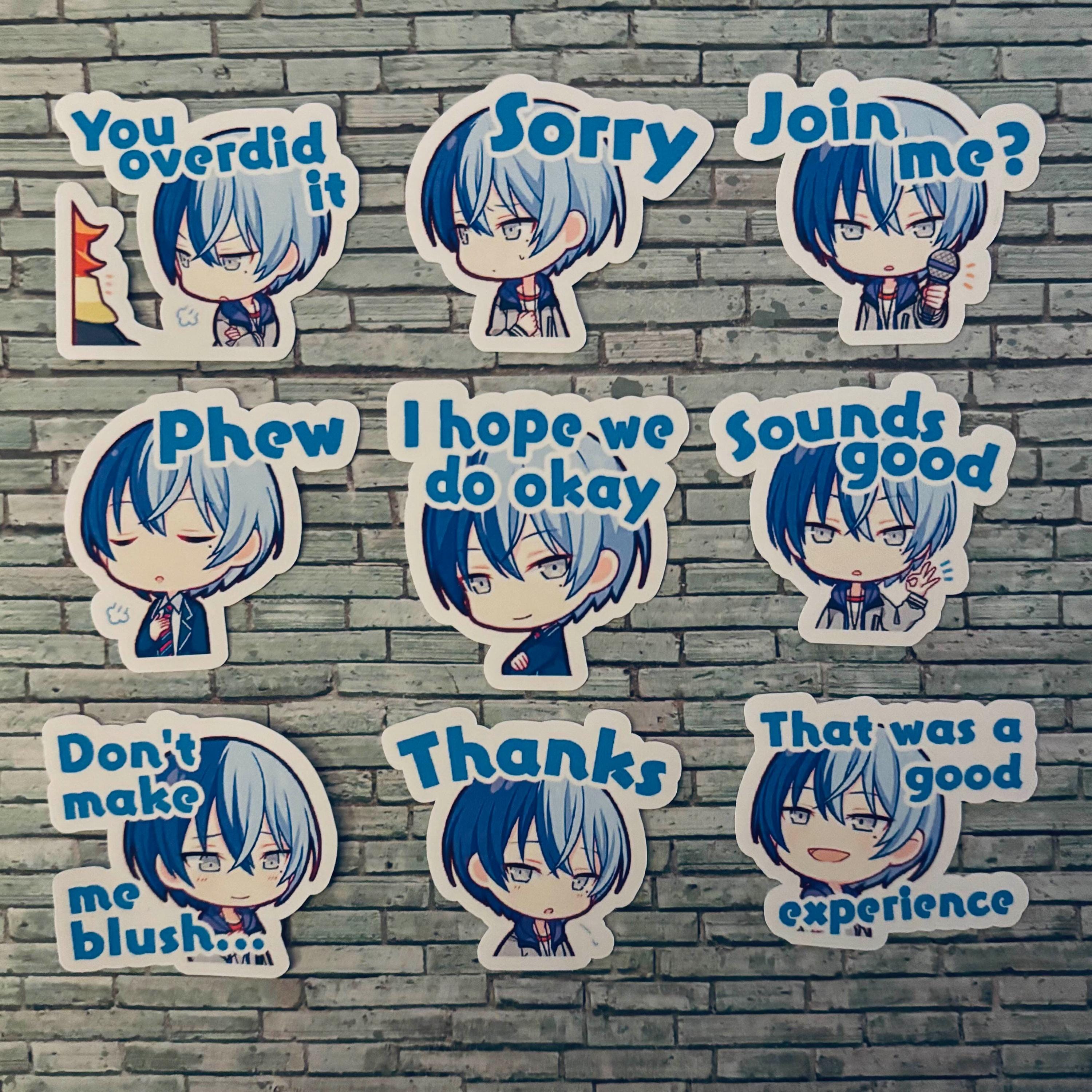 Project Sekai Colorful Stage Vivid Bad Squad VBS Toya Aoyagi Chat Emoji ...