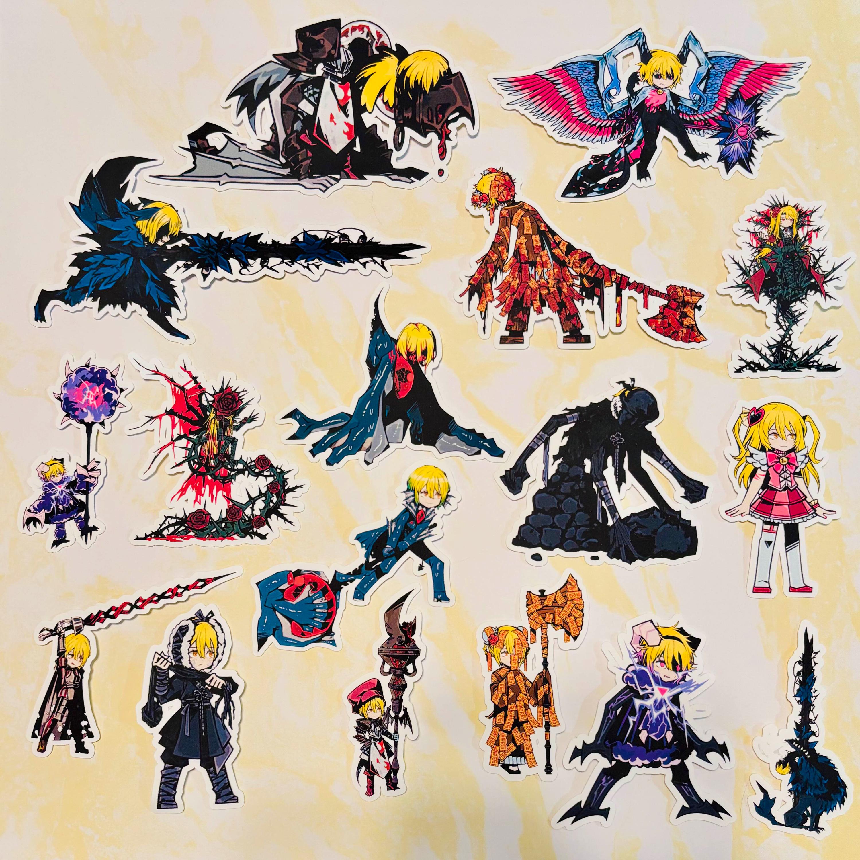 Limbus Company Sinner Battle ID EGO Sprites Stickers Decals Waterproof ...