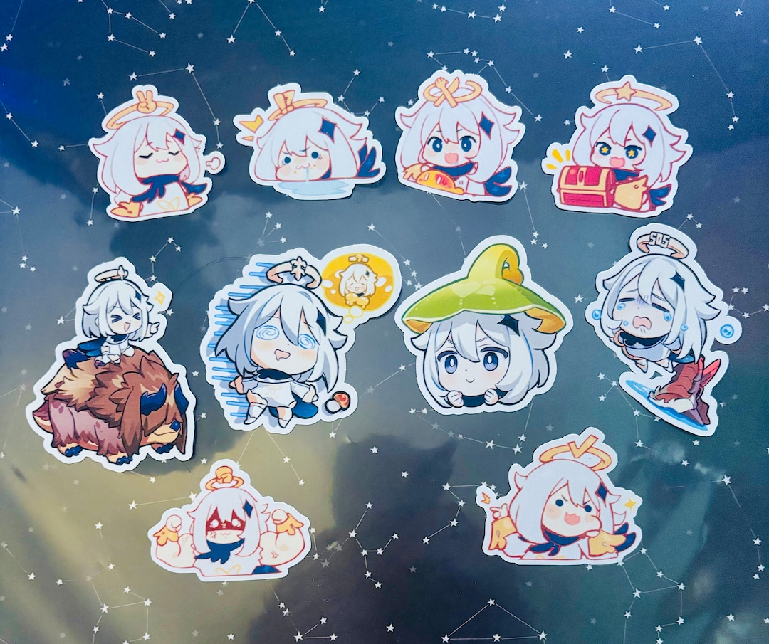 Genshin Impact Chat Stickers Paimon Paimon's Paintings Stickers GI ...