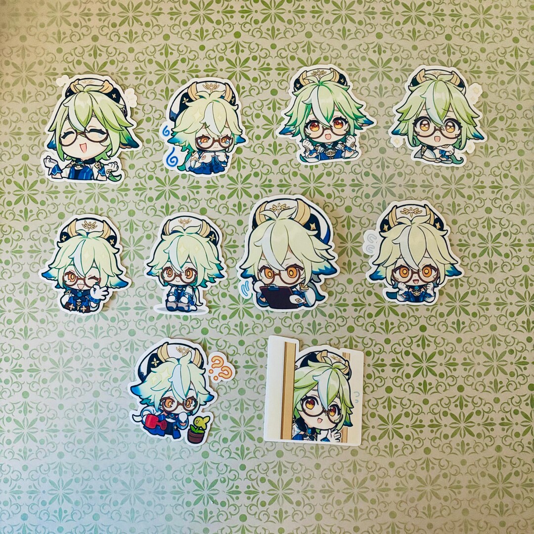 Genshin Impact Chat Stickers Sucrose Paimon's Paintings Stickers GI ...