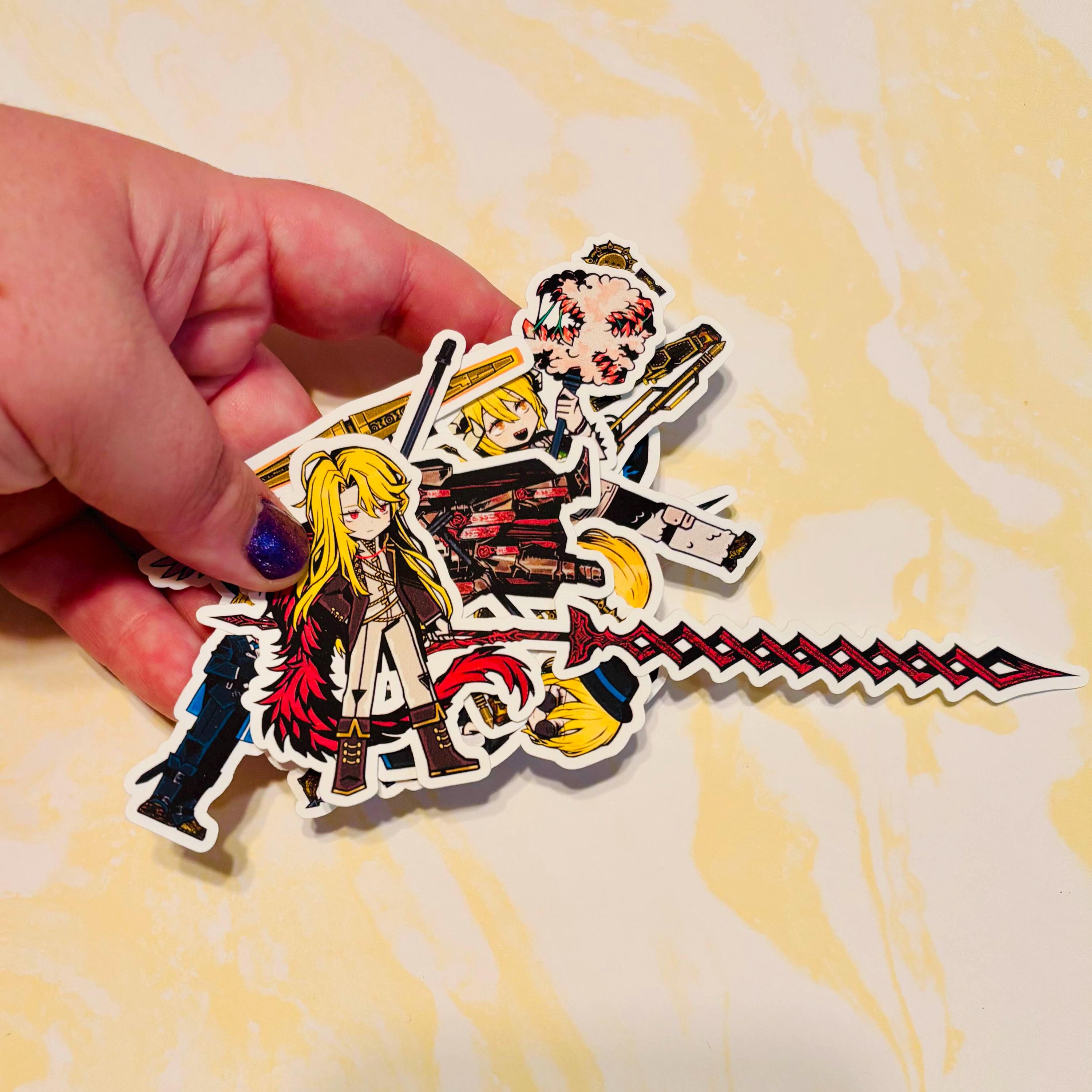 Limbus Company Sinner Battle ID EGO Sprites Stickers Decals Waterproof ...