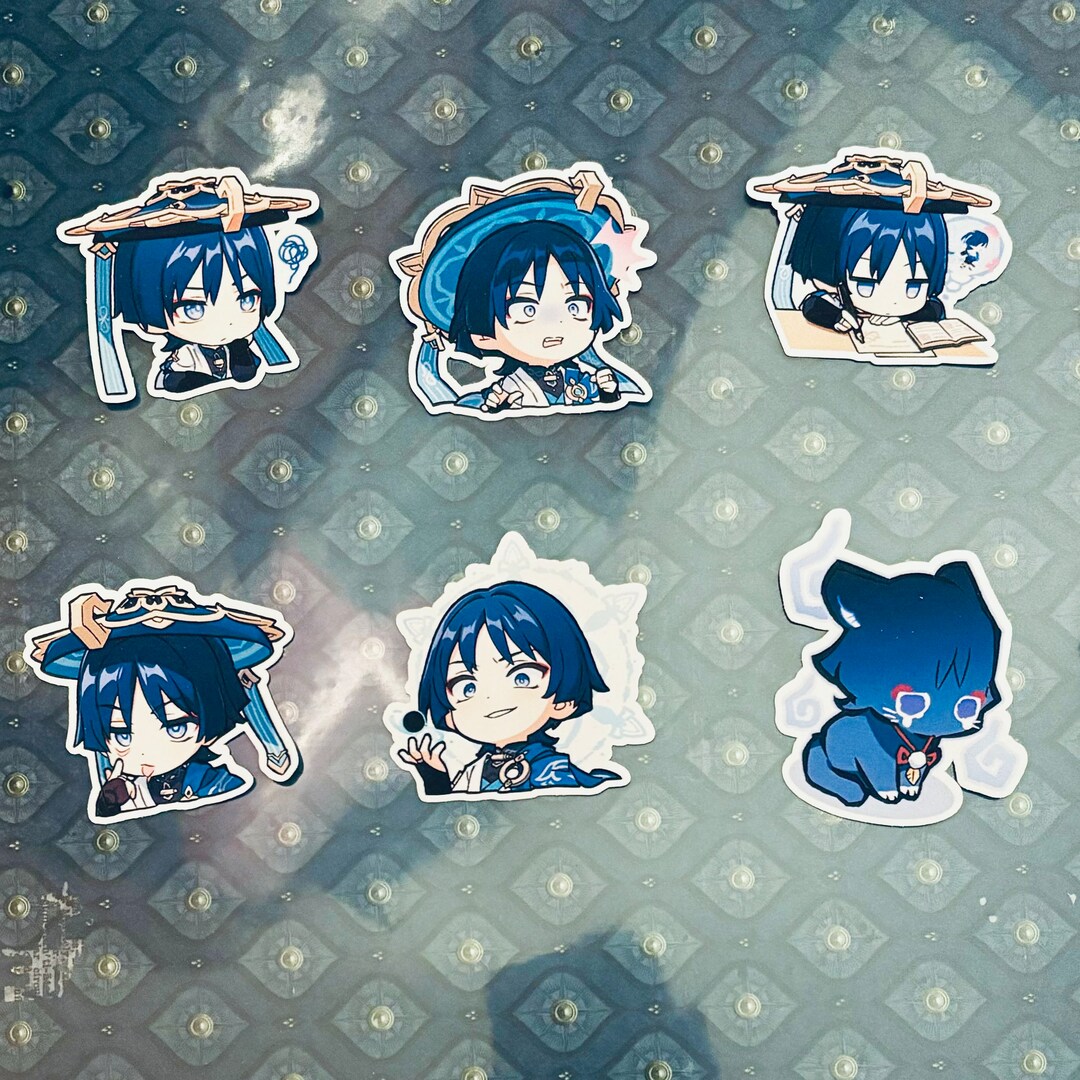 Genshin Impact Chat Stickers Scaramouche Wanderer Kunikuzushi Anemo ...