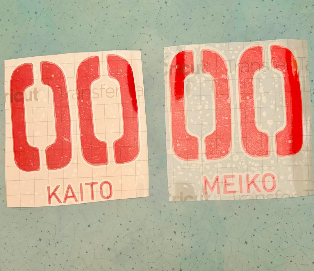 Vocaloid Virtual Singer Number Decals - KAITO MEIKO Hatsune Miku ...