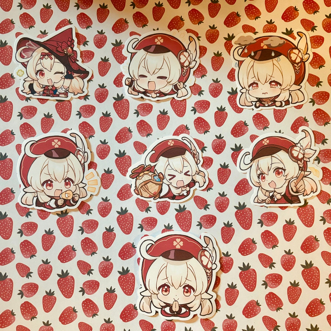 Genshin Impact Chat Stickers Klee Fleeing Sunlight Paimon's Paintings ...