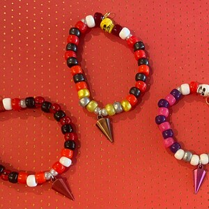 Sonic the Hedgehog Heroes Team Bracelets Kandi Jewelry Beaded Shadow ...