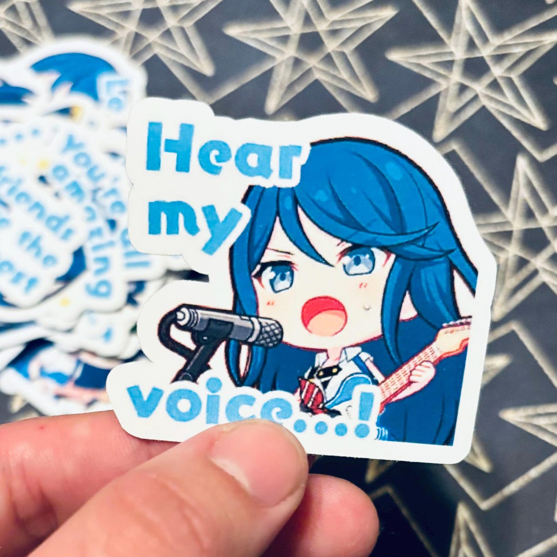Ichika Hoshino Stickers: Project Sekai Chat Emotes, Vinyl Flake ...