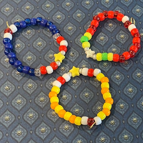 Sonic the Hedgehog Kandi Bracelets Cuffs - Etsy